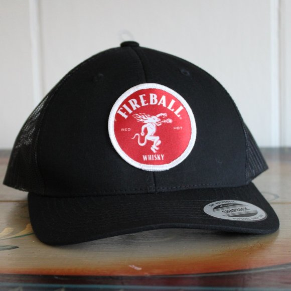 Fireball | Accessories | Fireball Red Hot Whiskey Snapback Mesh Hat Cap ...